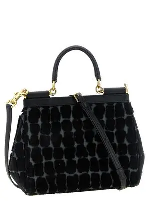 Dolce & Gabbana Sicily' Small Handbag - Black