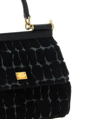 Dolce & Gabbana Sicily' Small Handbag - Black