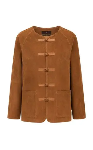 ZUT The Canton Suede Jacket - Tan