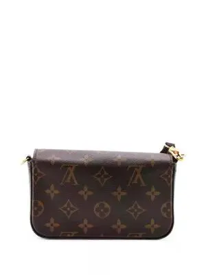 LOUIS VUITTON Felicie Strap & Go Handbag Monogram Canvas Crossbody Bag