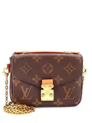 LOUIS VUITTON Micro Metis Monogram Canvas Crossbody Bag