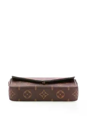 LOUIS VUITTON Felicie Strap & Go Handbag Monogram Canvas Crossbody Bag