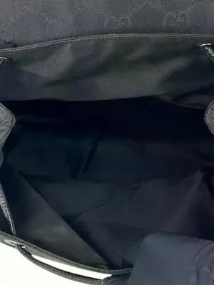 Gucci 20th Century Gg Canvas Backpack - Black