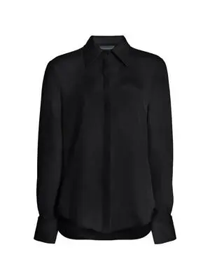 Brandon Maxwell Spence Silk Shirt