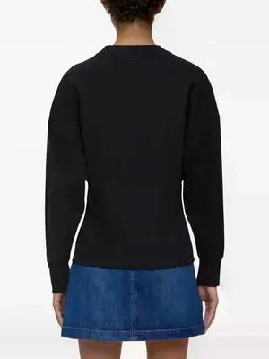 Closed Crew-neck Long-sleeve Sweatshirt