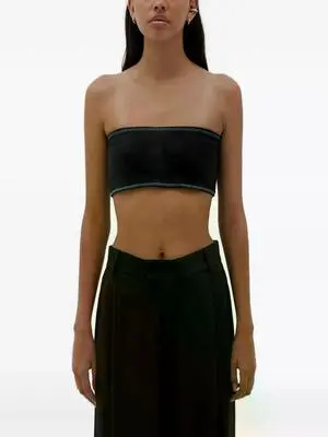 Bassike Ribbed Strapless Top