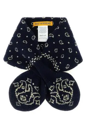 Guest In Residence Bandana Bowtie' Scarf - Blue