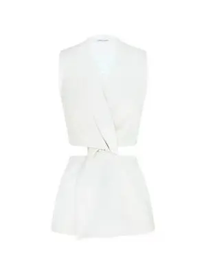 Anna Quan Sia Wrap-front Vest