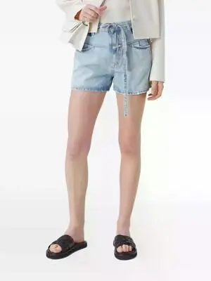 Closed Jocy Belt-tie Denim Shorts - Blue