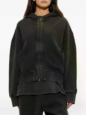 ENTIRE STUDIOS Faded-effect Zip-up Hoodie