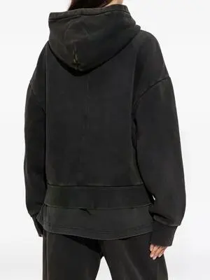 ENTIRE STUDIOS Faded-effect Zip-up Hoodie