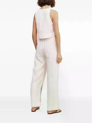 Posse Louis Pleated Linen Trousers