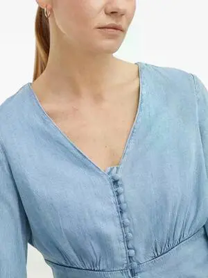 LEVI'S Buttoned V-neck Blouse