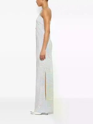 Emilio Pucci Labirinto-print Crêpe De Chine Dress