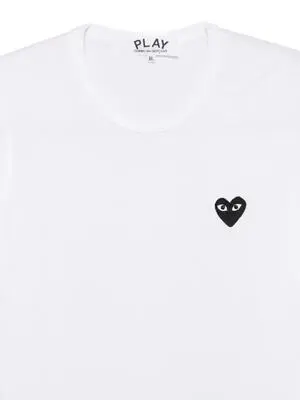 Play Comme Des Garcon Heart-patch Long-sleeve T-shirt