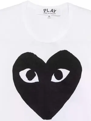 Play Comme Des Garcon Heart-print T-shirt