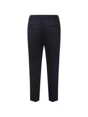BE ABLE New Riccardo Pleated Tapered-leg Trousers