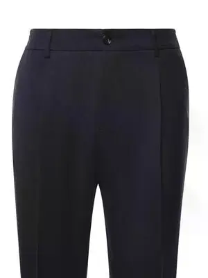 BE ABLE New Riccardo Pleated Tapered-leg Trousers