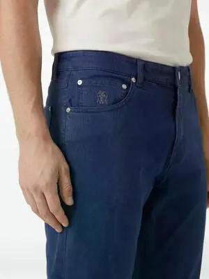 Brunello Cucinelli Five-pockets Straight-leg Jeans - Blue