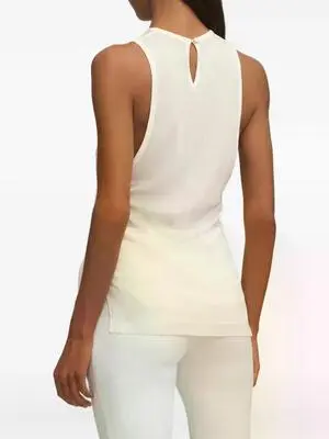 Brandon Maxwell Blake Jersey Tank Top - White