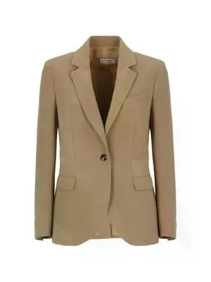 Alberto Biani Single-breasted Notched-lapels Jacket - Neutrals