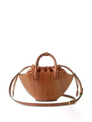 BIAGINI Small Le Mignon Panier Eel Skin Tote Bag