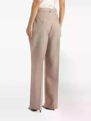 Manière De Voir Jodie Belted Box-pleat Trousers