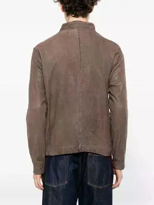 GIORGIO BRATO Leather Zip-up Jacket
