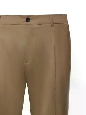 BE ABLE New Riccardo Pleated Straight-leg Trousers