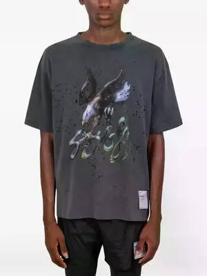 Satisfy Graphic-print Distressed T-shirt