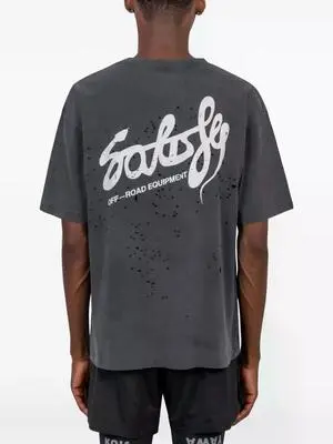 Satisfy Graphic-print Distressed T-shirt