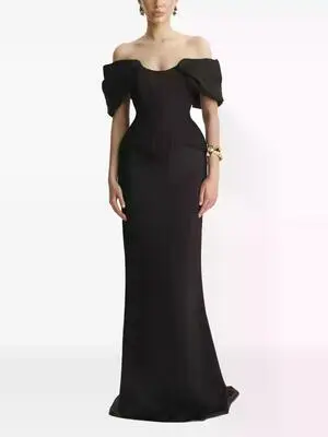 BENEDETTO Off-shoulder Panelled Corset