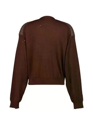 Mihara Yasuhiro Distressed Knit Cardigan
