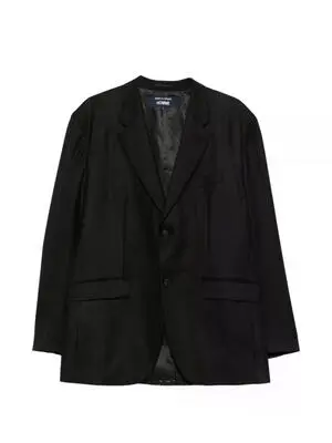Comme Des Garçons Notched-lapel Single-breasted Jacket - Black