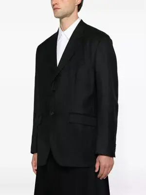 Comme Des Garçons Notched-lapel Single-breasted Jacket - Black