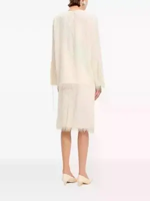 JNBY Fringe-jacquard Long-sleeve Top