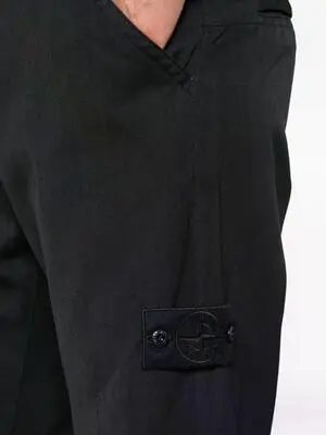 Stone Island Logo-patch Trousers