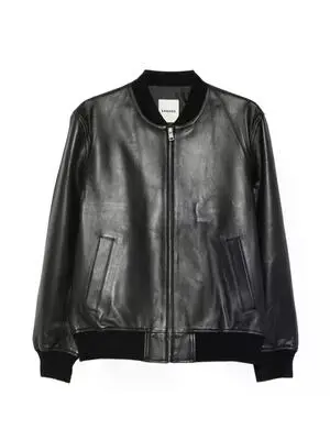 Sandro Zip-up Leather Jacket
