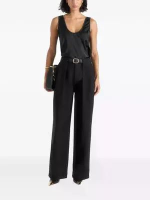 Manière De Voir Jodie Belted Box-pleat Trousers