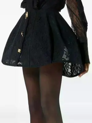 Blumarine Floral-lace Mini Skirt