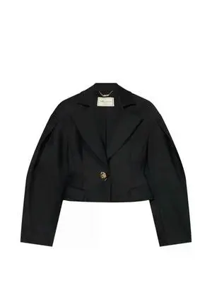 Blumarine Balloon-sleeve Cropped Jacket