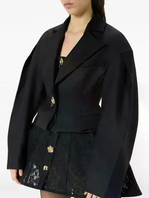 Blumarine Balloon-sleeve Cropped Jacket