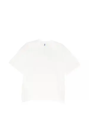 ADER ERROR Logo-patch Pleated T-shirt - White