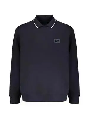Paul & Shark Polo-collar Logo-patch Sweatshirt