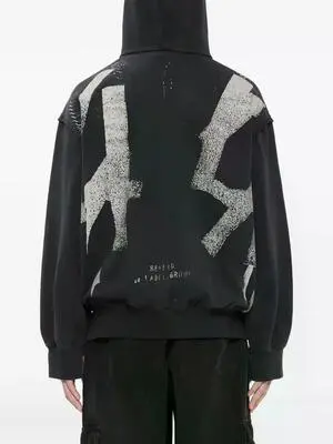 44 LABEL GROUP Mega 44 Graphic-print Drawstring Hoodie