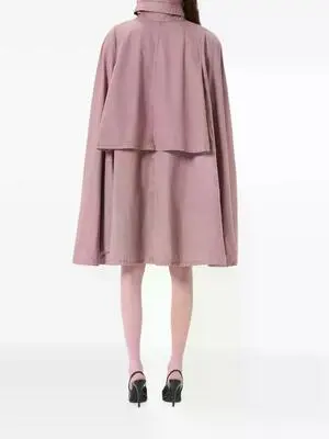 Blumarine Asymmetric Canvas Cape