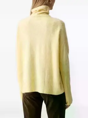 VICOLO Roll-neck Drop-shoulder Sweater