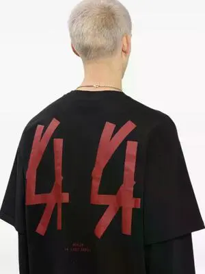 44 LABEL GROUP Classic Double-sleeve T-shirt