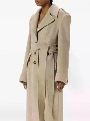 Blumarine Belted Maxi Coat