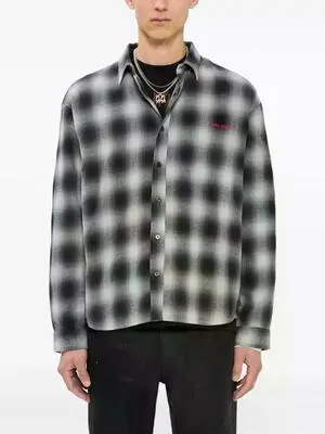 44 LABEL GROUP Check-print Shirt